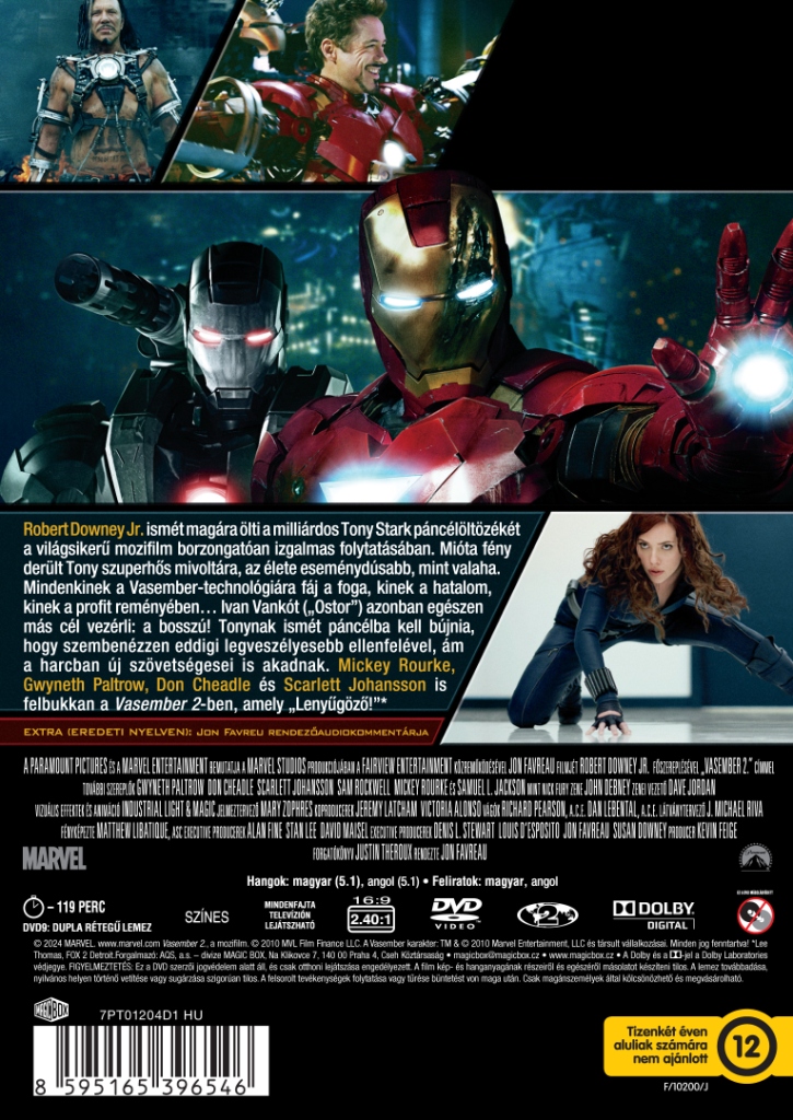 Iron Man 2 Dvd Cover Art